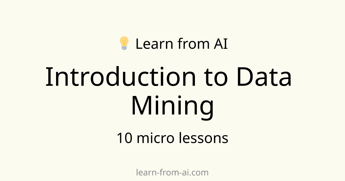 Introduction to Data Mining